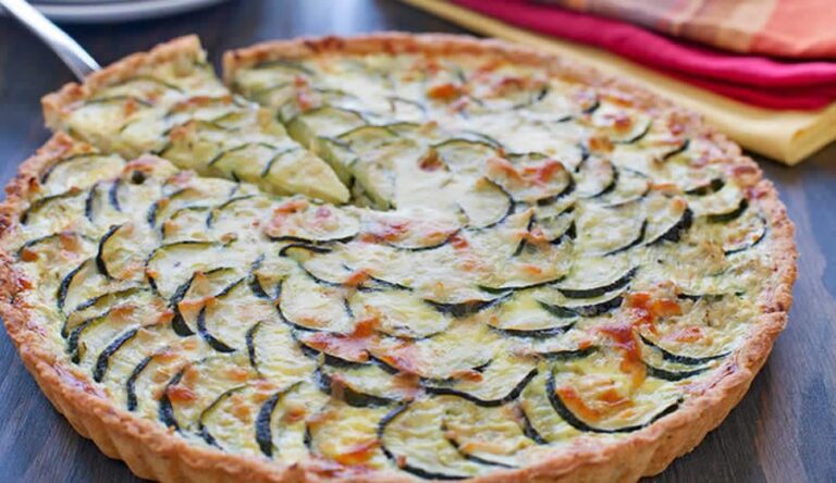 Quiche aux courgettes chèvre avec thermomix - Recette Thermomix
