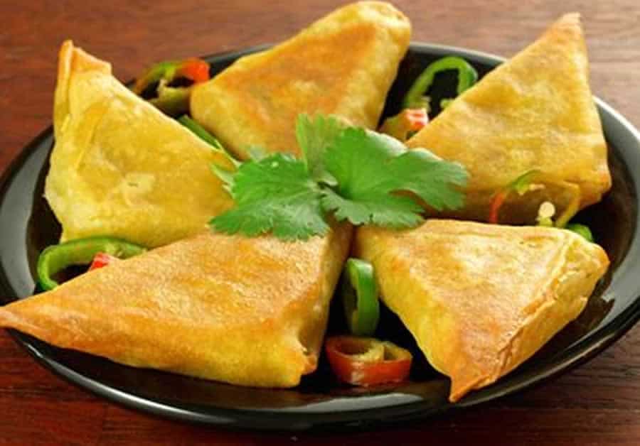 Samoussa au poulet et légumes au thermomix - Recette Thermomix