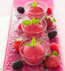 Sorbet aux fruits rouges au thermomix - Recette Thermomix