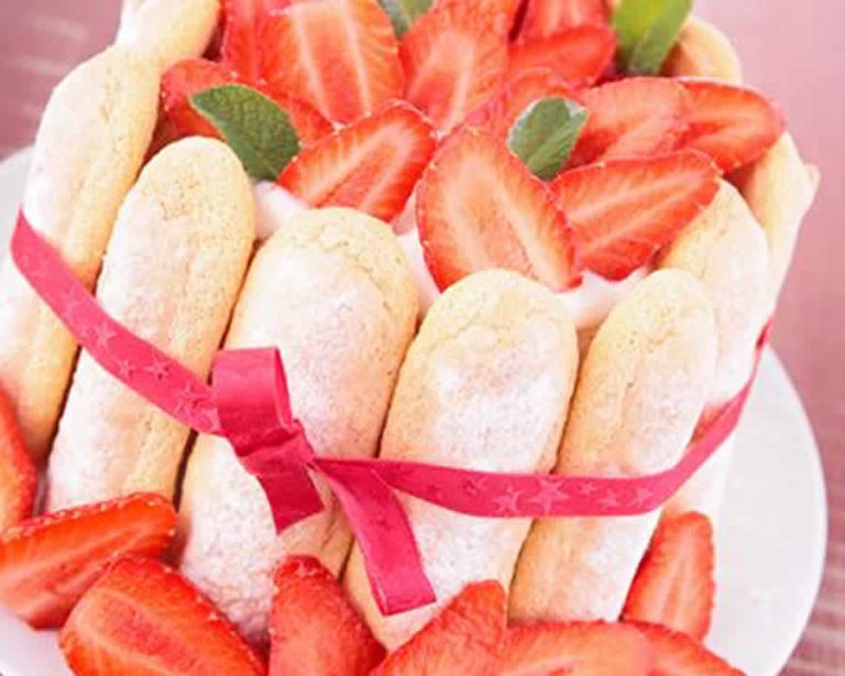Charlotte aux fraises au Thermomix