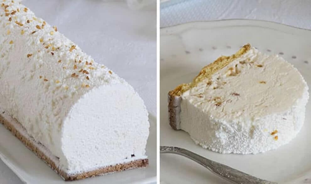 Bûche de Noël : Bûche au nougat glacé au Thermomix